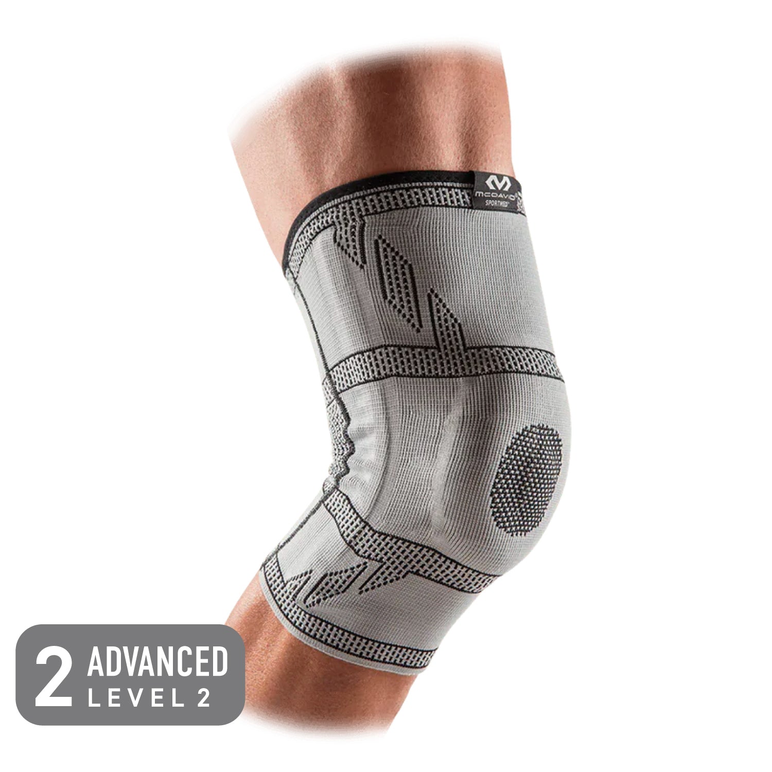 MCDAVID 5133 Elite | Knee Donut spring steel core can wear all day